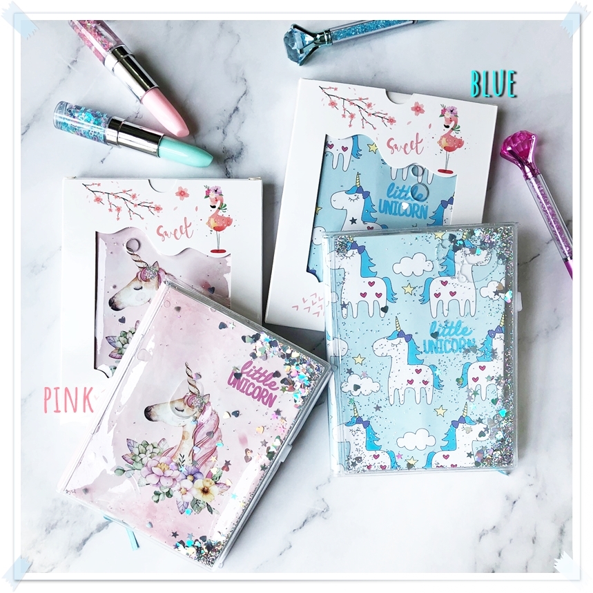 Unicorn Glitter Quicksand Planner Notebook | Chasing Unicorns
