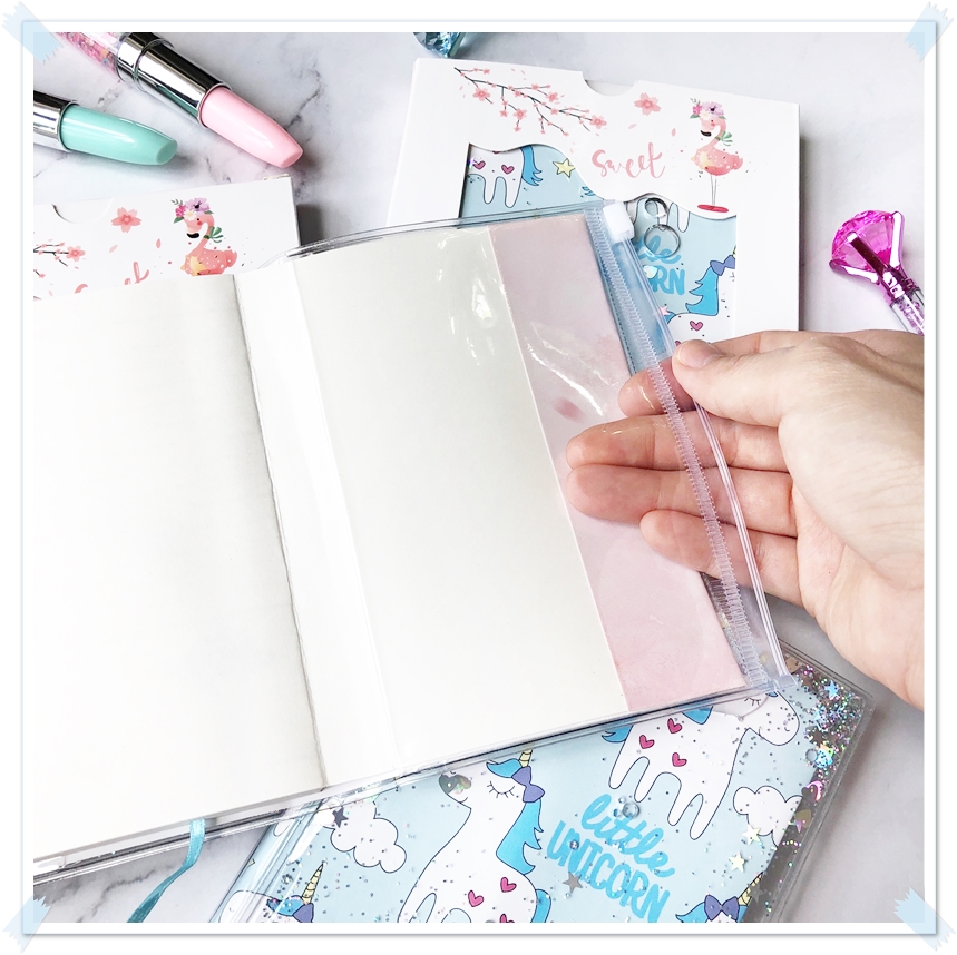 Unicorn Glitter Quicksand Planner Notebook | Chasing Unicorns