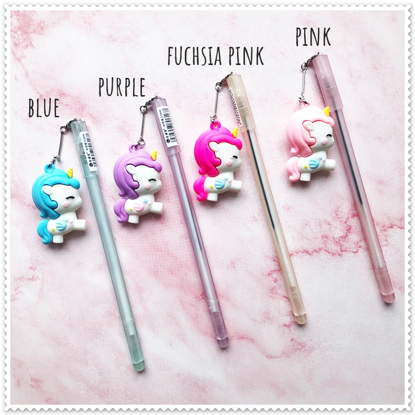 Cutesy Unicorn Silica Charm Pen | Chasing Unicorns
