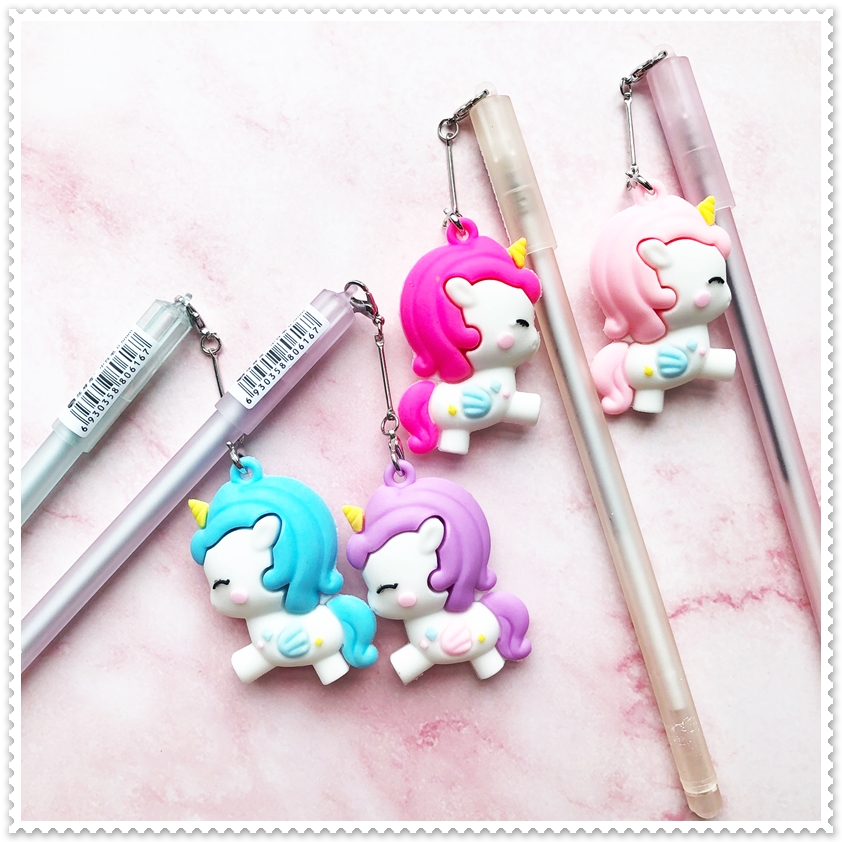 Cutesy Unicorn Silica Charm Pen | Chasing Unicorns