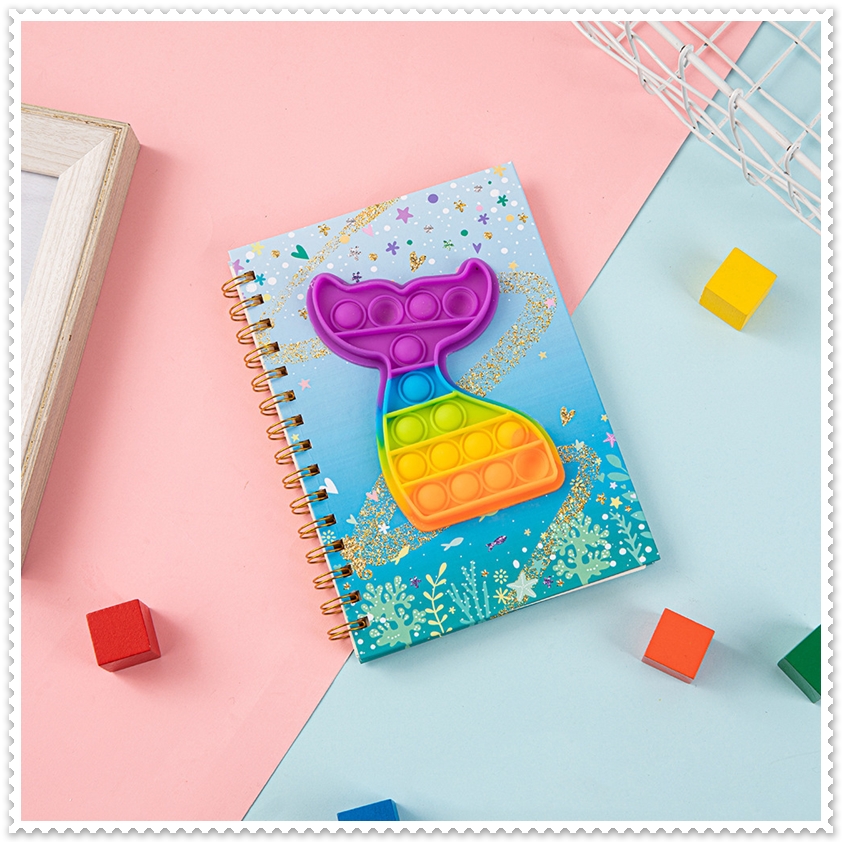 Mermaid's Tail Popit A5 Notebook | Chasing Unicorns