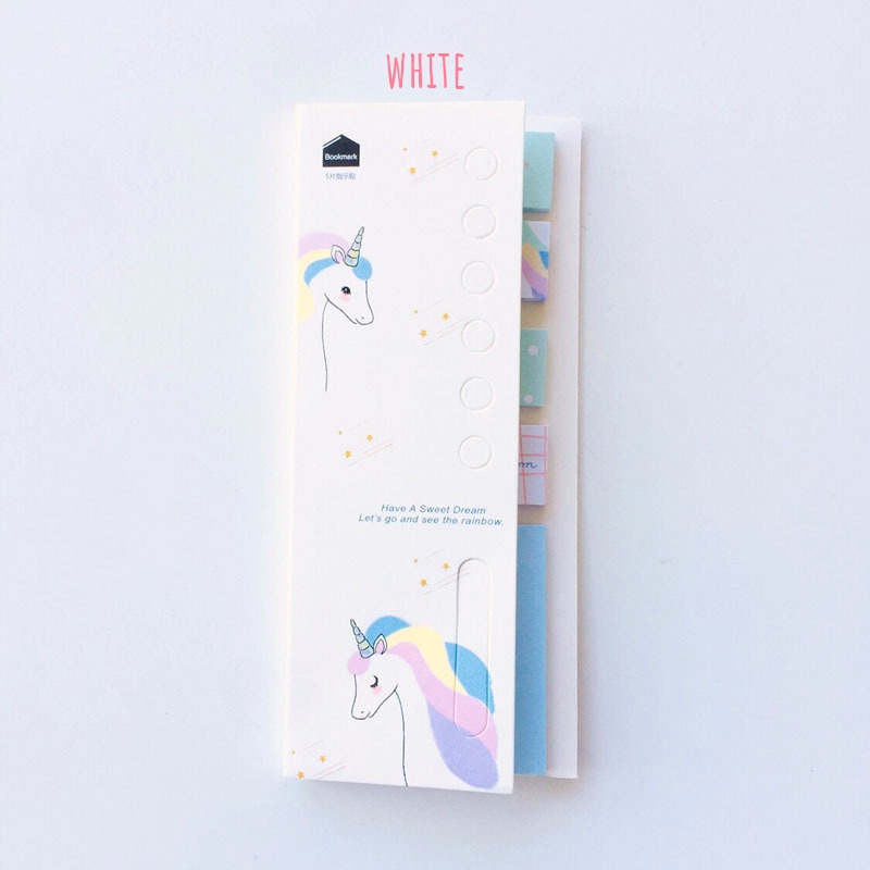 Unicorn Bookmark Sticky Notepad | Chasing Unicorns
