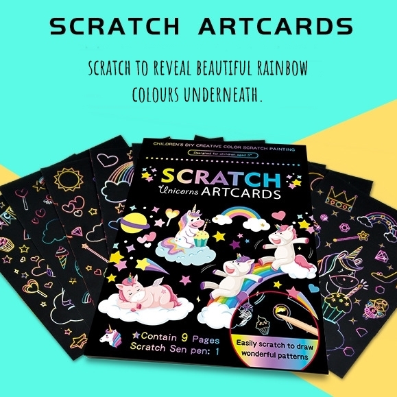 Creative Scratch Artcards | Chasing Unicorns