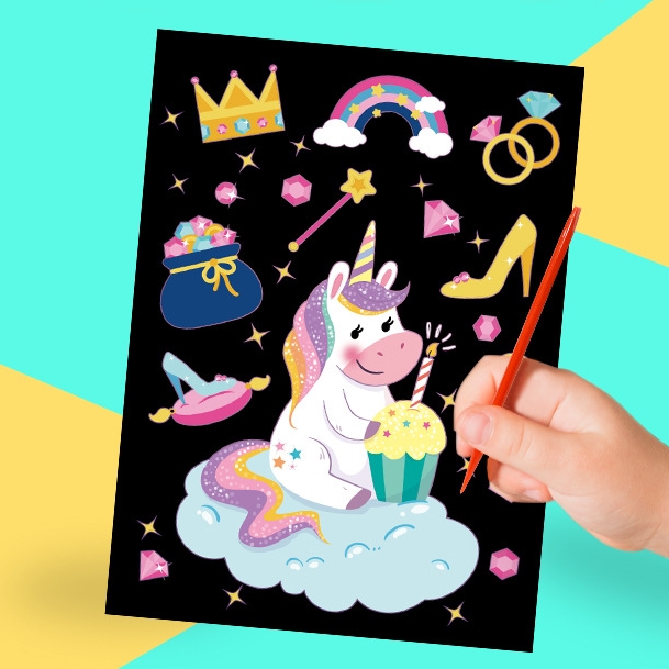 Creative Scratch Artcards | Chasing Unicorns