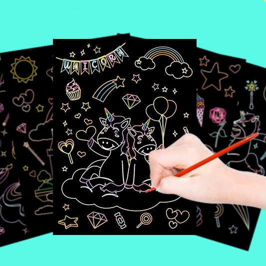 Creative Scratch Artcards | Chasing Unicorns