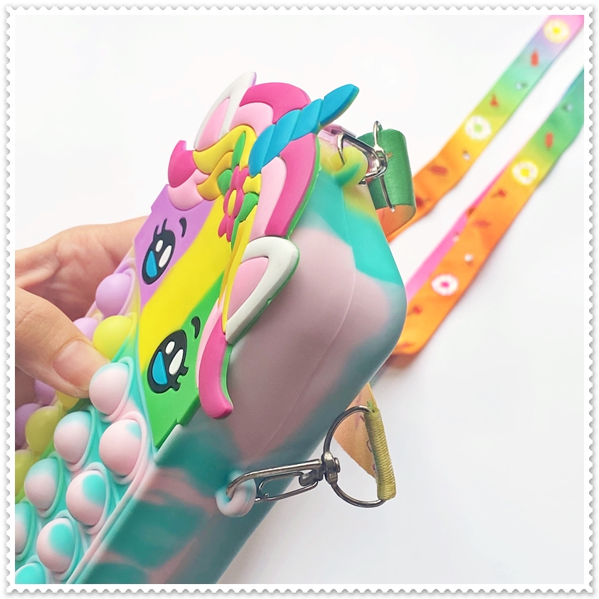 Unicorn Popit Pencil Case with Sling | Chasing Unicorns