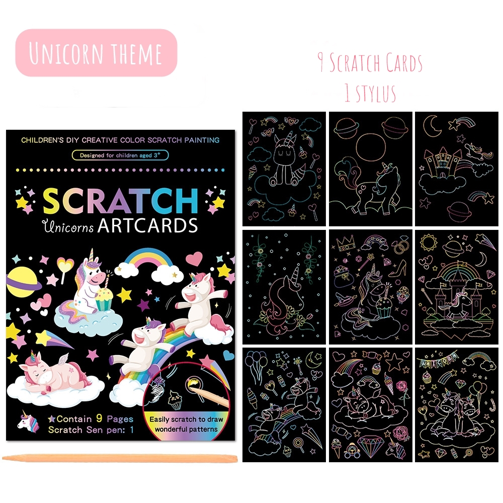 Creative Scratch Artcards | Chasing Unicorns