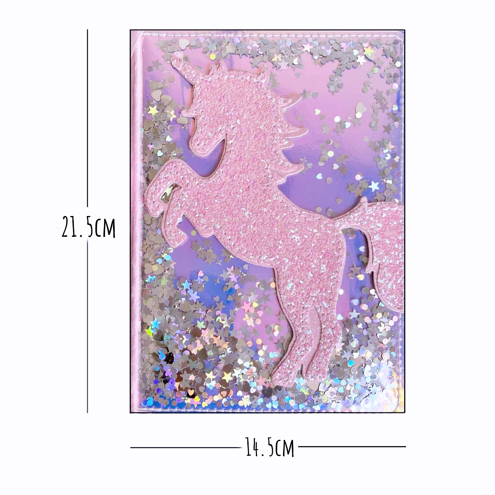 Unicorn Holographic Pompom Notebook | Chasing Unicorns