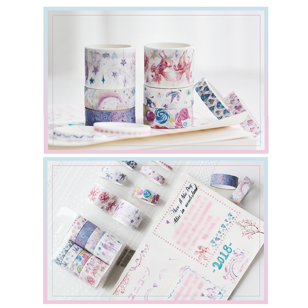 Unicorn 10-piece Washi Tape Set | Chasing Unicorns