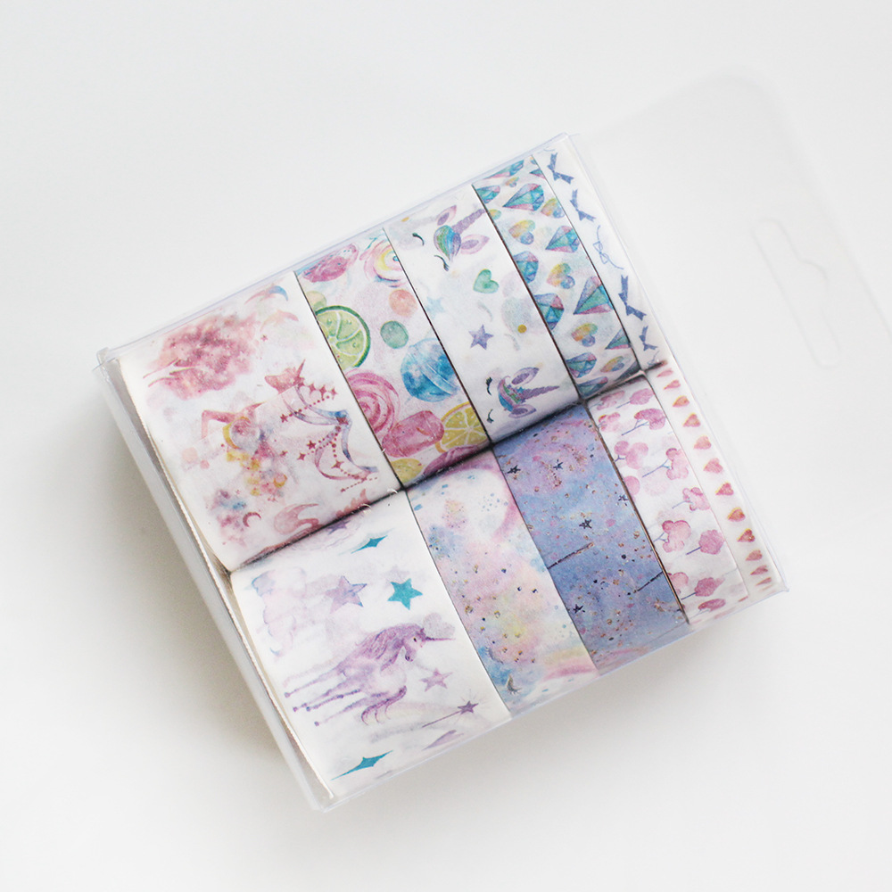 Unicorn 10-piece Washi Tape Set | Chasing Unicorns