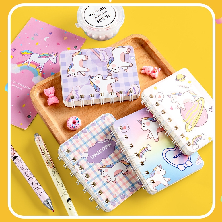 Unicorn Spiral Mini Notebook | Chasing Unicorns