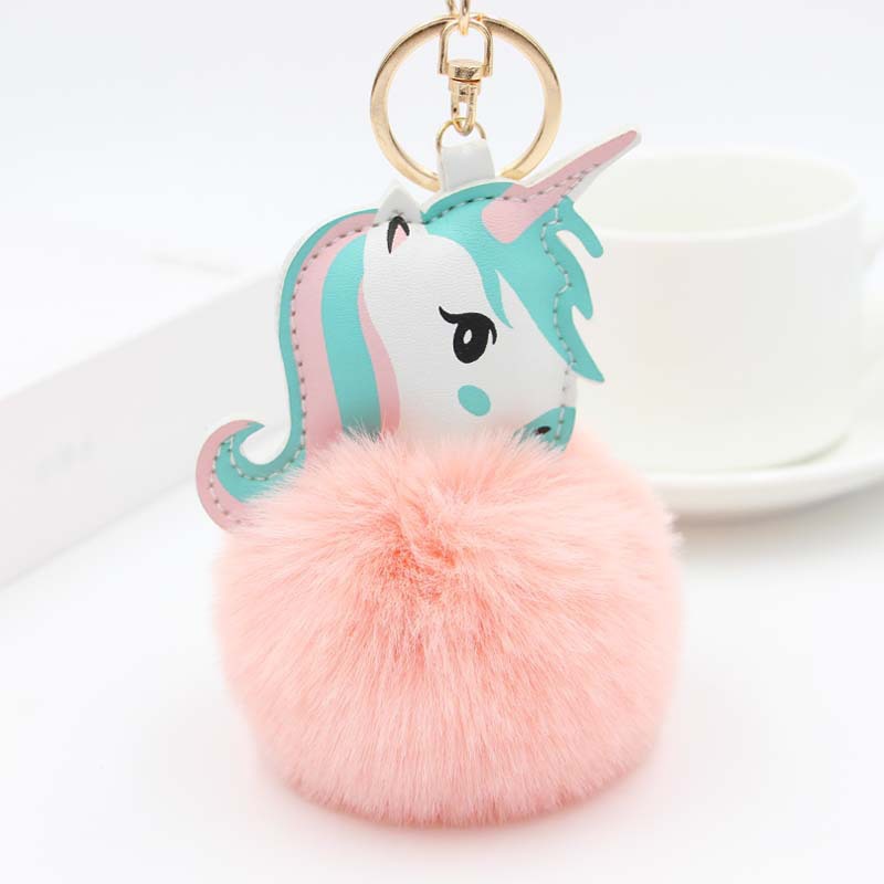 Unicorn Pom Pom Keychain | Chasing Unicorns