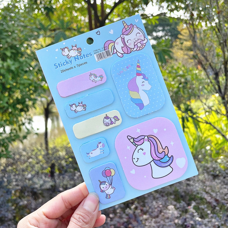Unicorn Adorable Sticky Note Pack | Chasing Unicorns