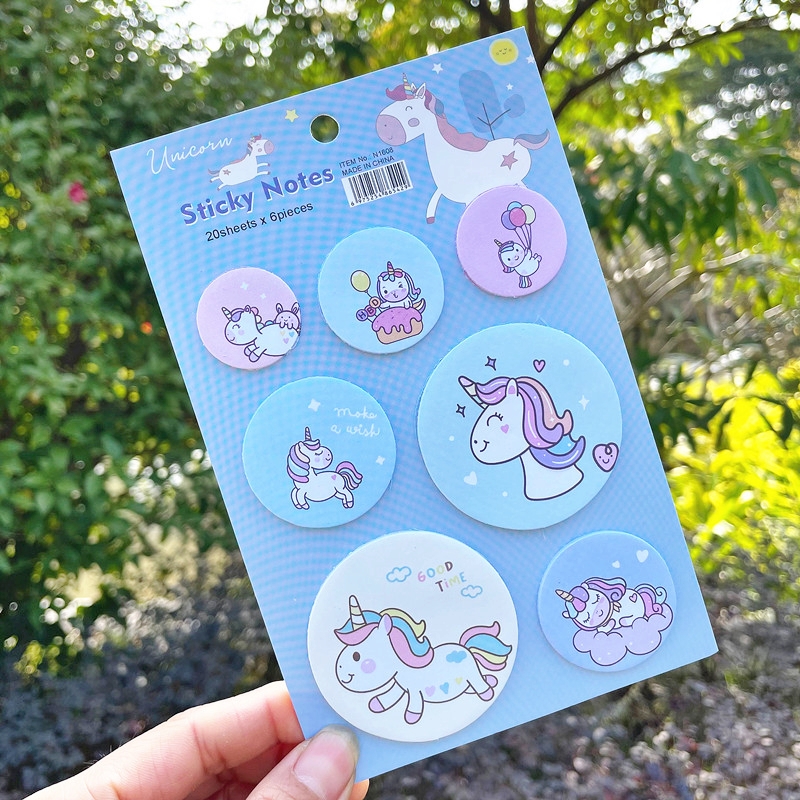 Unicorn Adorable Sticky Note Pack | Chasing Unicorns