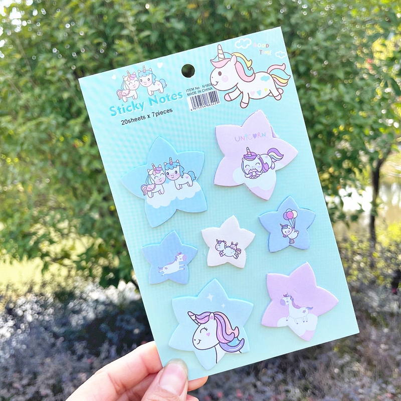 Unicorn Adorable Sticky Note Pack | Chasing Unicorns